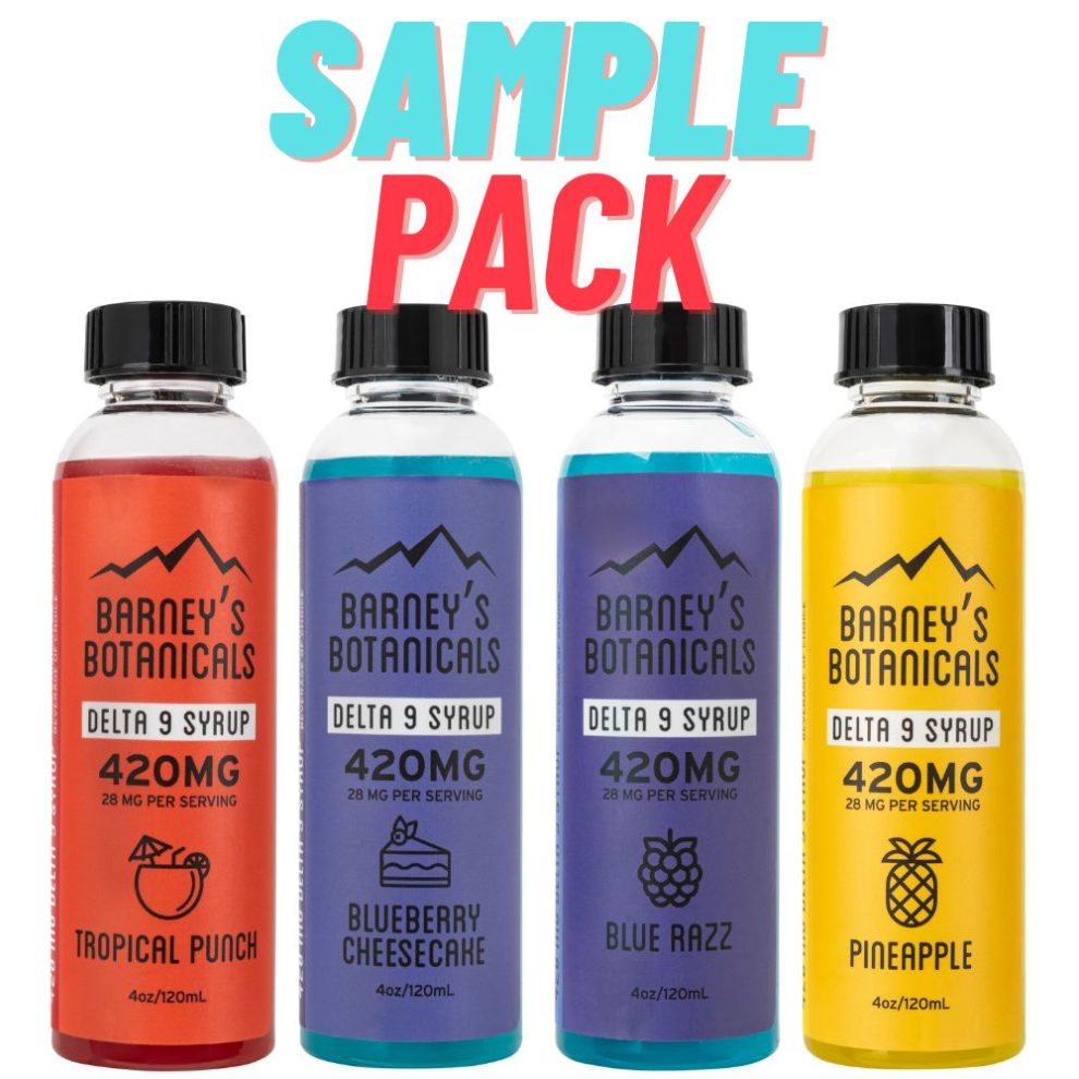 Barney's Botanicals Delta 9 THC Drink Additive Sampler Pack - Earth ...